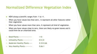 Normalized Difference Vegetation Index | PPTX