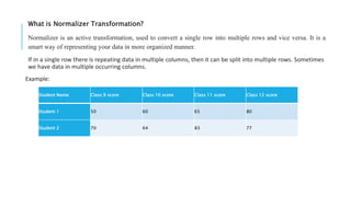 Normalizer Transformation.pptx