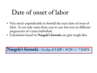 Normal labor and stages of labor | PPT