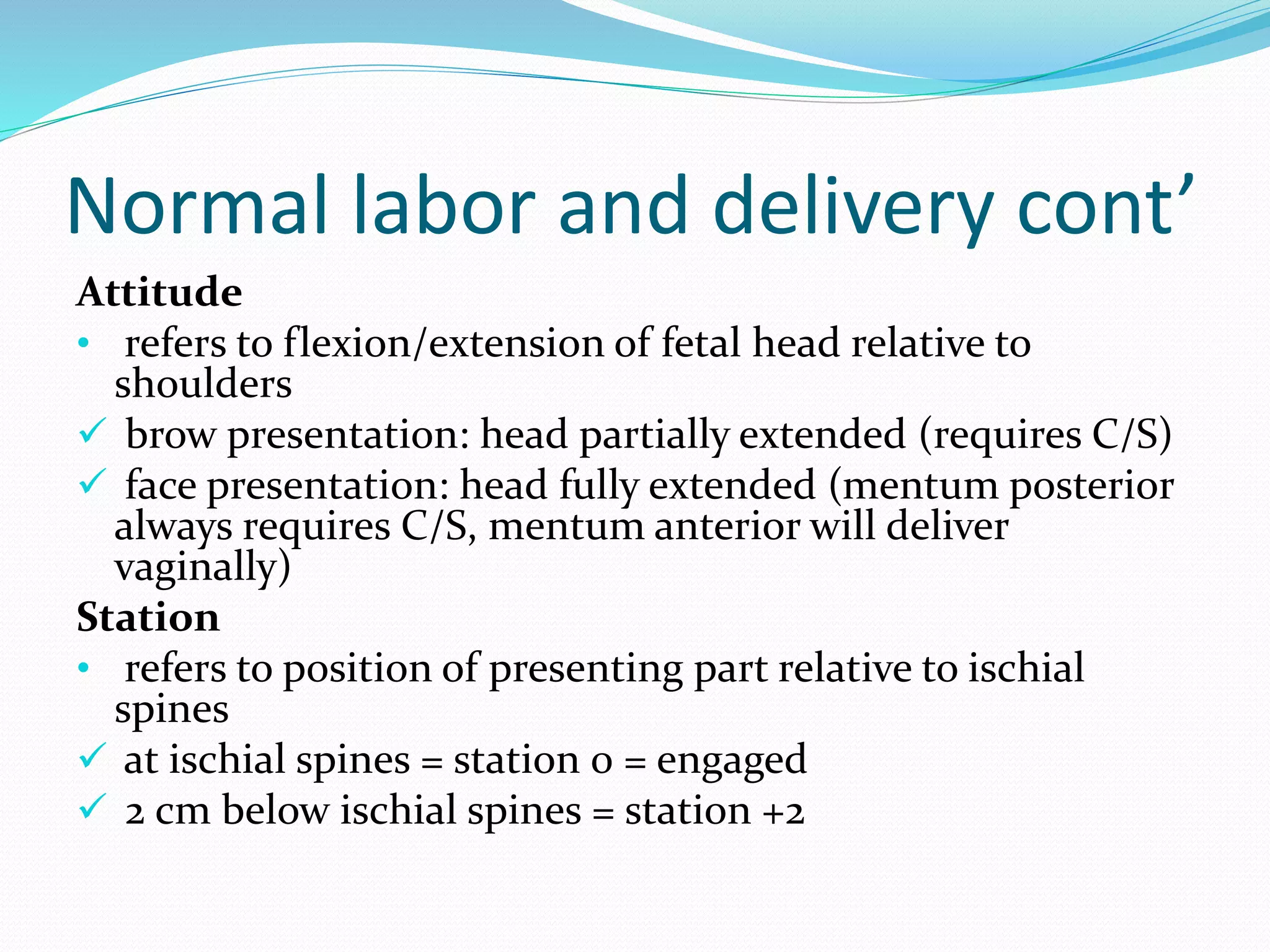 Normal labor | PPT