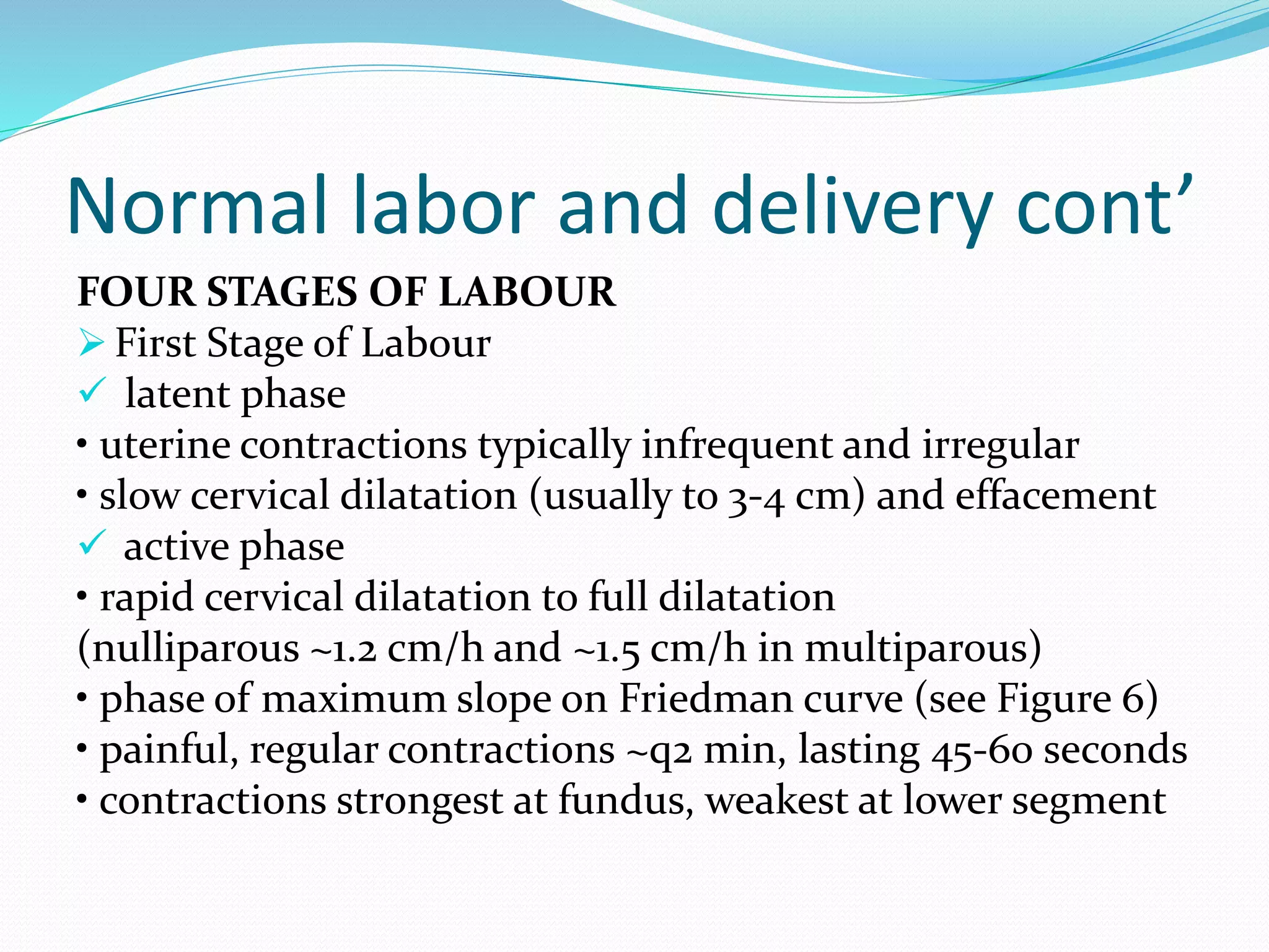 Normal labor | PPT