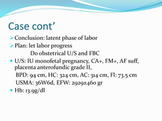 Normal labor | PPTX