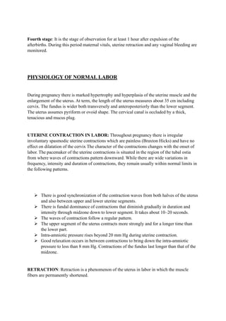 Normal Labor , a presentation by medicos | PDF