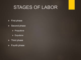 Normal labor physiology and mechaninsm with stages | PDF