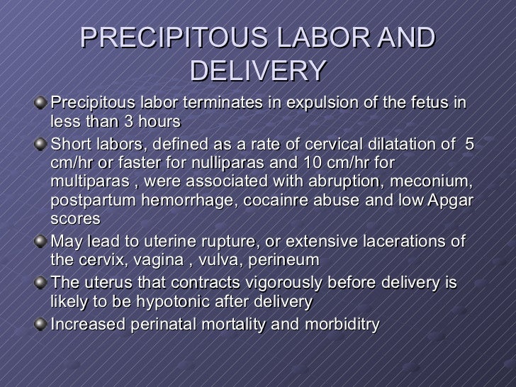 Normal Labor And Delivery