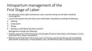 Normal labor and delivery | PPTX