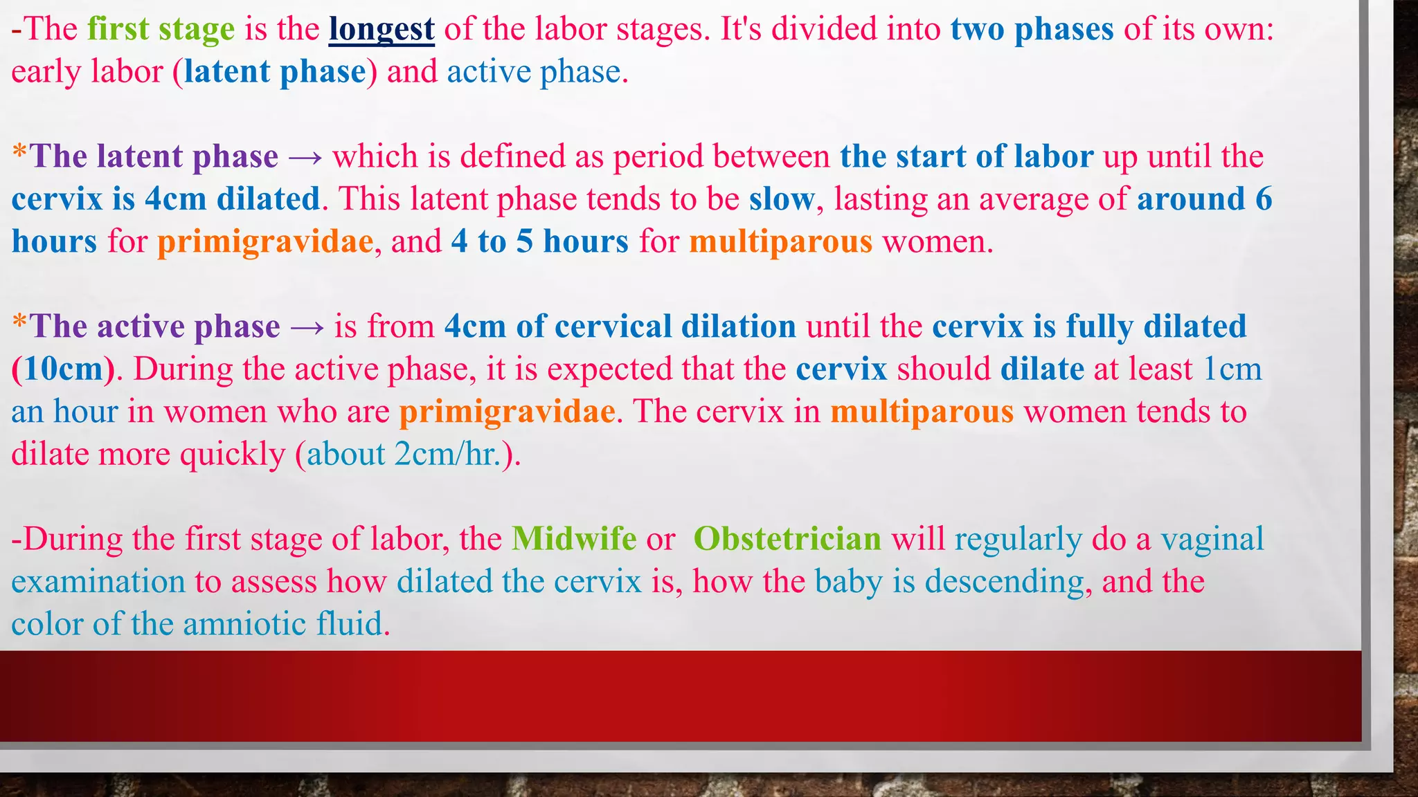 Normal labor and physical therapy role | PDF