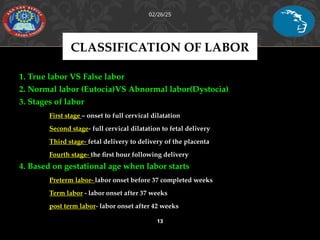 NORMAL LABOR, parturition|progress and stages of labor | PPT