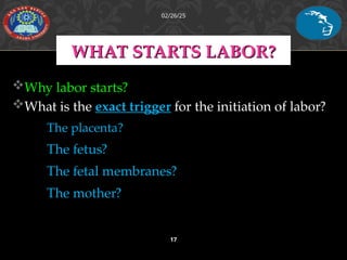 NORMAL LABOR, parturition|progress and stages of labor | PPT