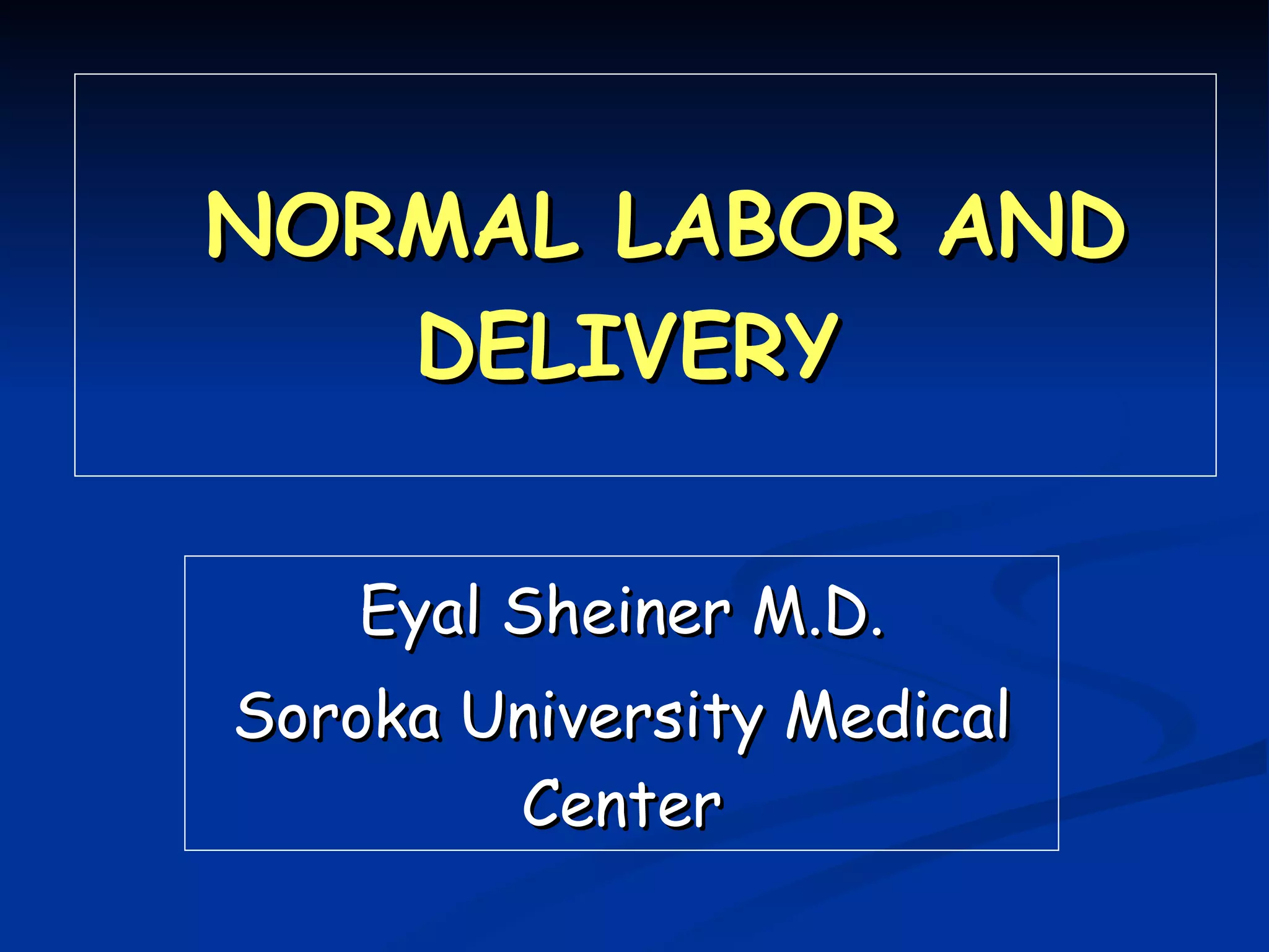 Normal labor paramedics | PPT