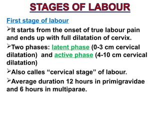 NORMAL LABOUR AND DIFFERENT STAGES OF LABOUR.ppt
