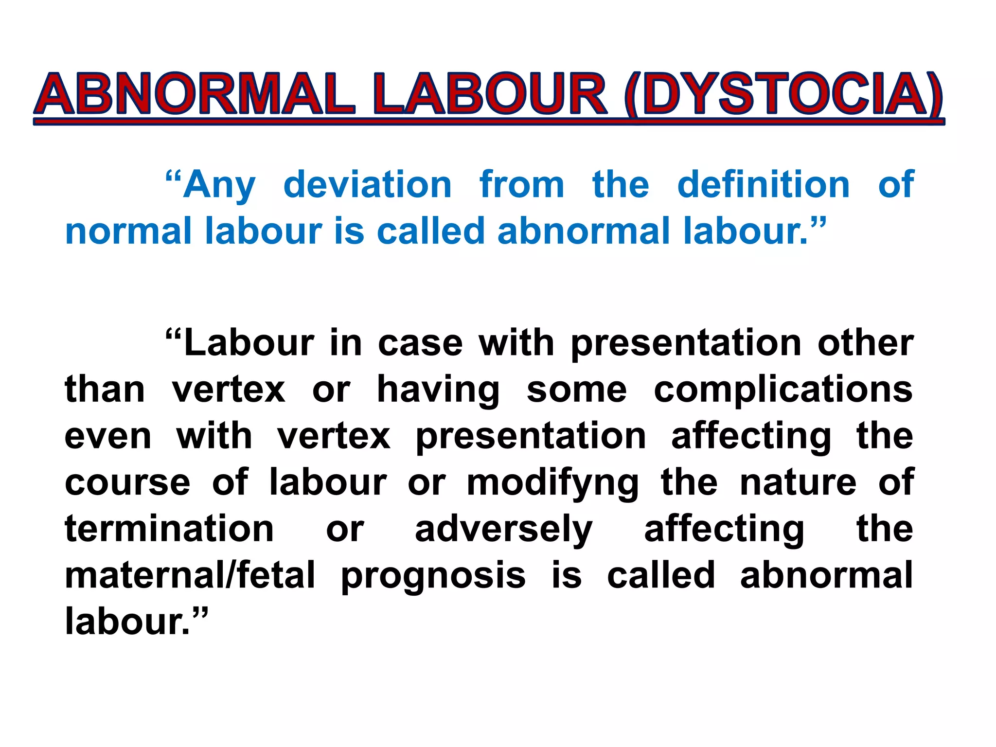 Normal labour | PPT