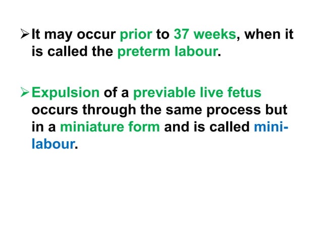 Normal labour | PPT | Pregnancy | Reproductive Health