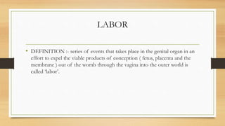 Normal labour | PPTX