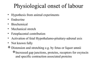 NORMAL LABOUR principles of normal labour | PPT