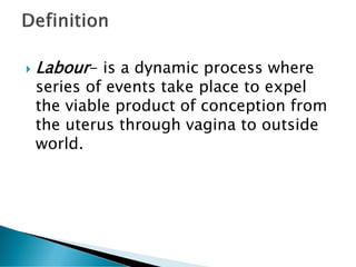 Normal labour.pdf a detail presentation on the topic normal' labour | PDF