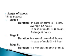 Normal labour.pdf a detail presentation on the topic normal' labour | PDF