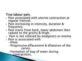 Normal labour.pdf a detail presentation on the topic normal' labour | PDF