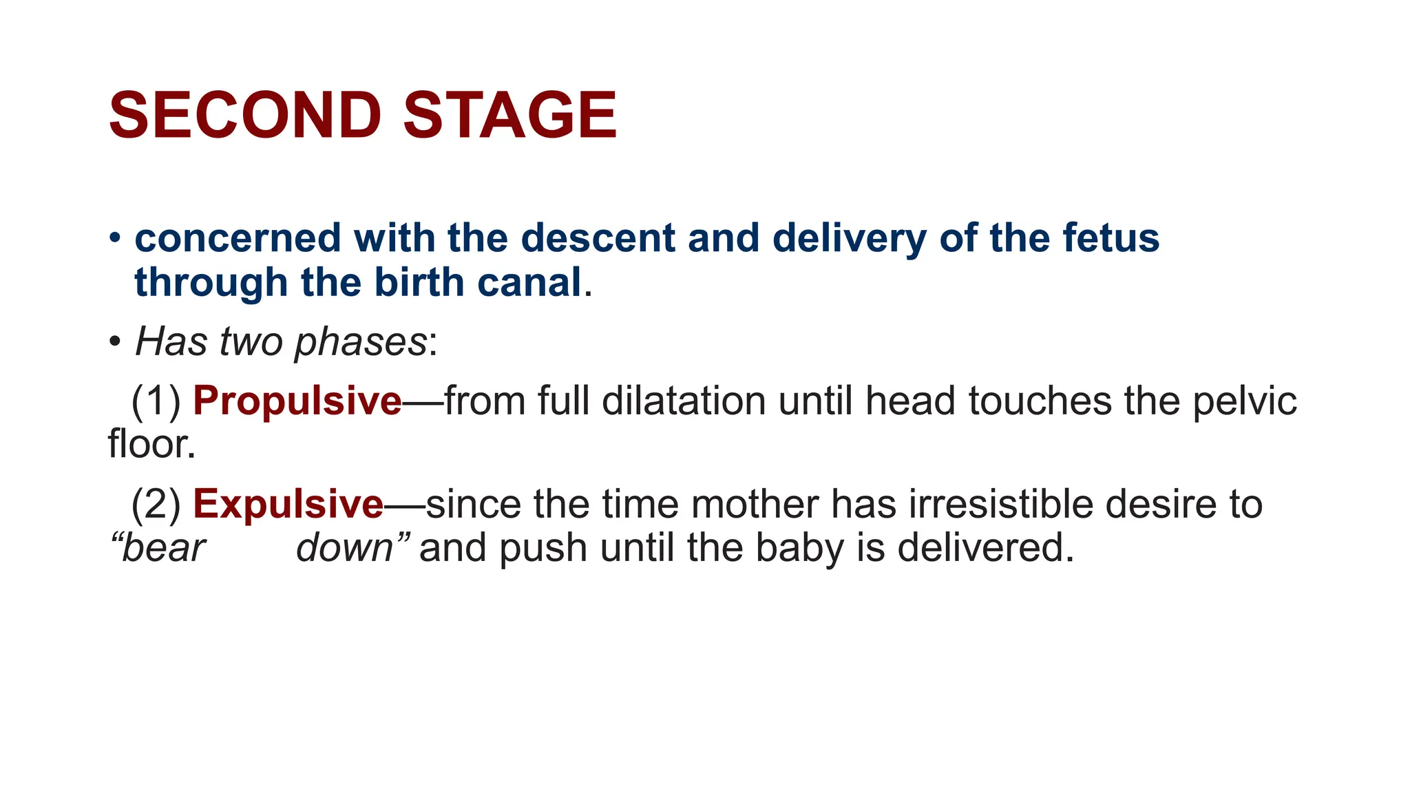 Normal Labour.pdf for 2nd year mbbs gynacs | PDF