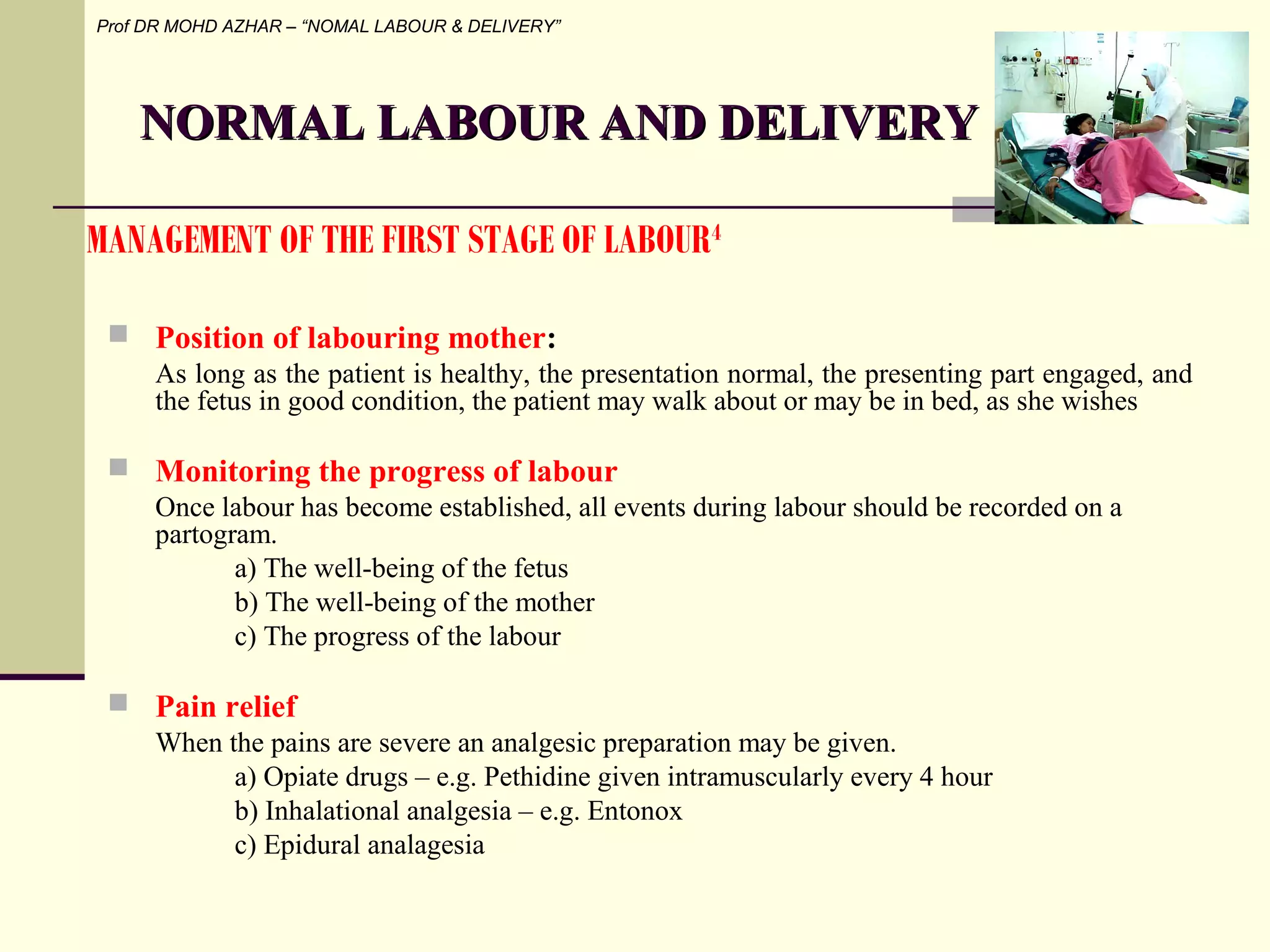 Normal labour and delivery | PPT