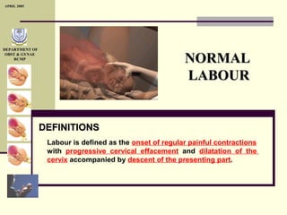 Normal labour and delivery | PPT