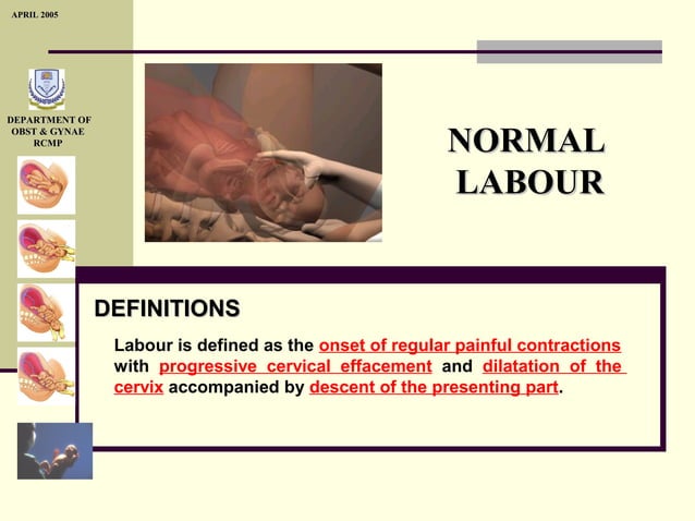 Normal labour and delivery | PPT | Pregnancy | Reproductive Health