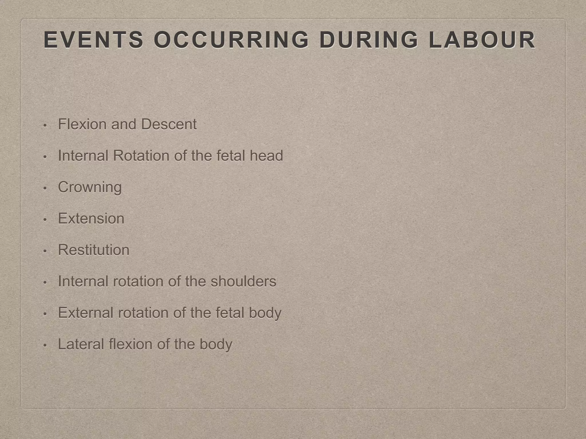 Normal labour and delivery ppt | PPTX