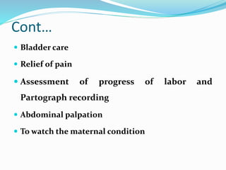Normal labour and management | PPTX