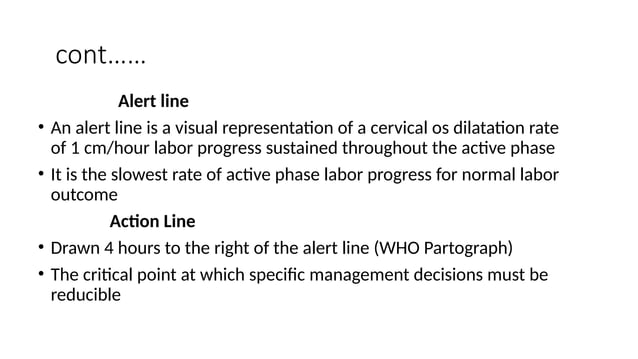 Normal Labour and partograph.pptx for ho | PPTX