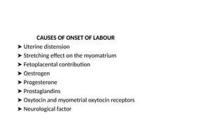 Normal Labour and partograph.pptx for ho | PPTX