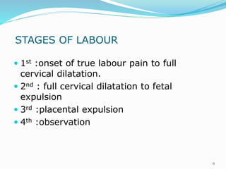 Normal labour intro | PPTX