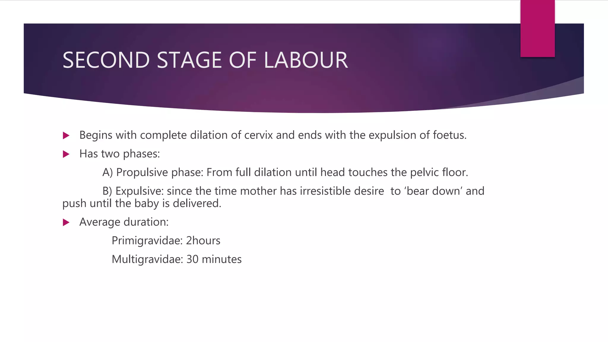 Normal labour intro | PPTX