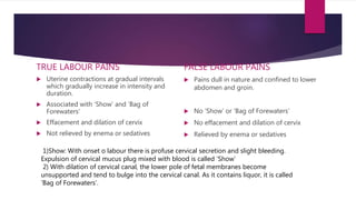 Normal labour intro | PPTX