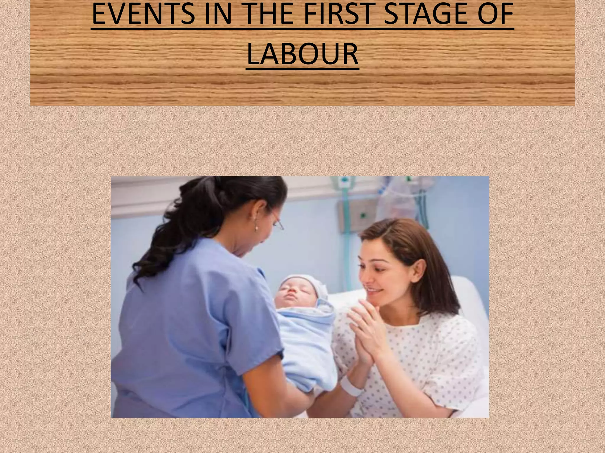 Normal Labour & Nursing Management of First stage of Labour | PPTX