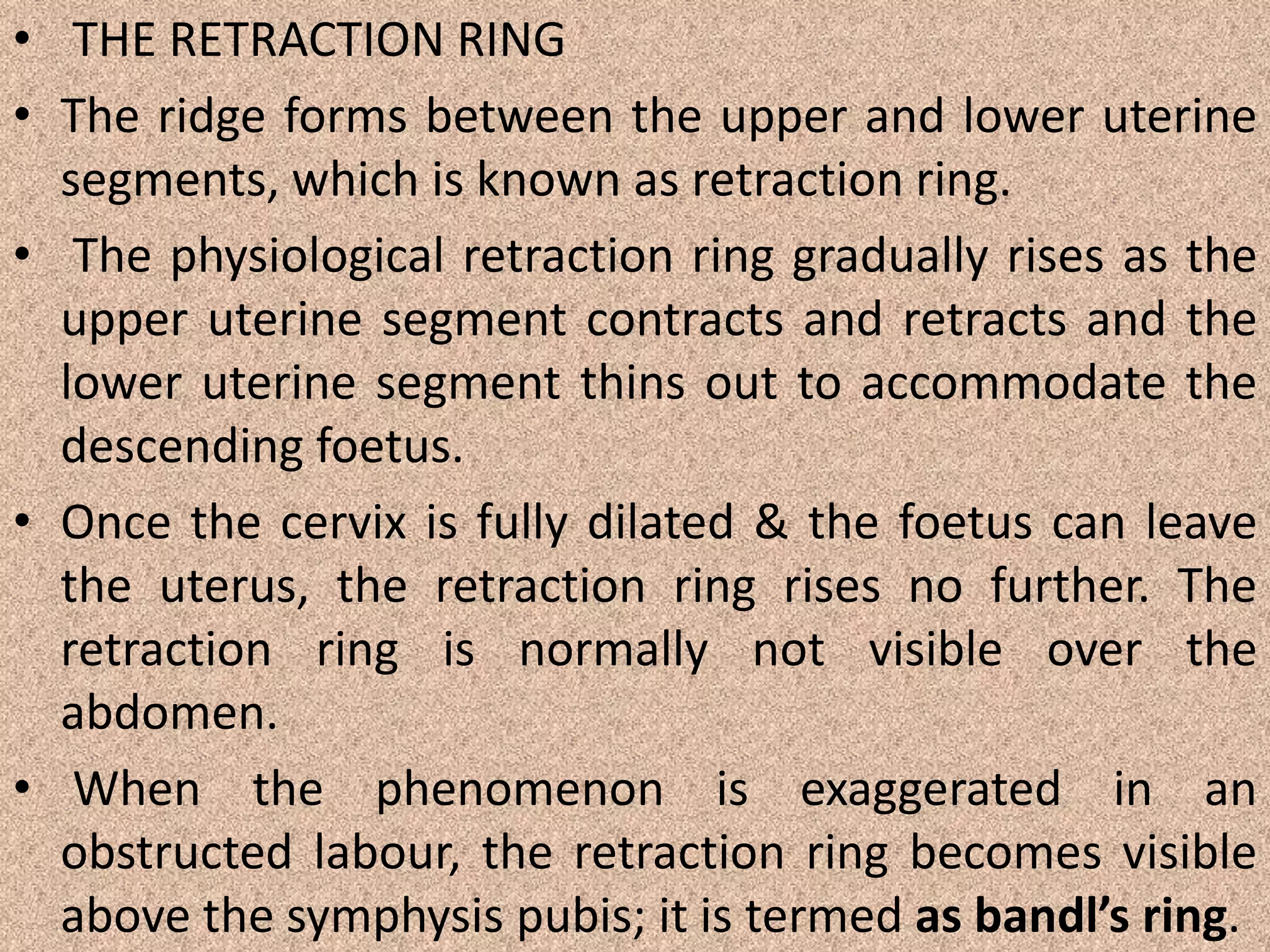 Normal Labour & Nursing Management of First stage of Labour | PPTX