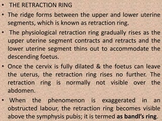 Normal Labour & Nursing Management of First stage of Labour | PPTX