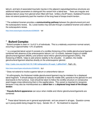 Normal Labral Variants - Walif Chbeir | PDF