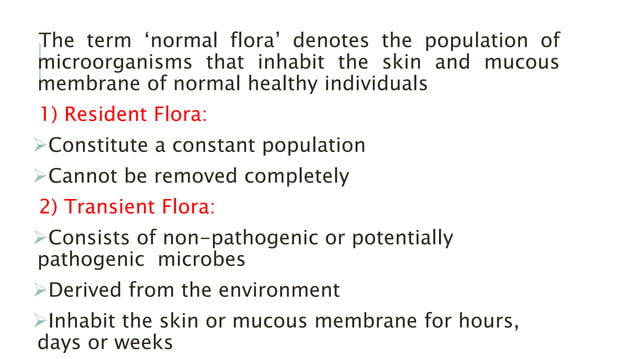 Normal microbial flora | PPTX