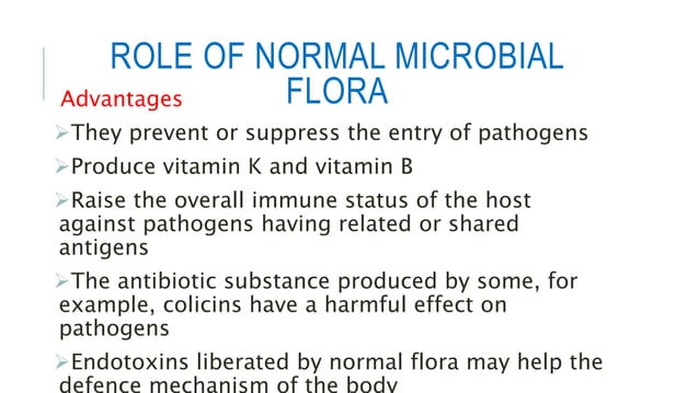 Normal microbial flora | PPTX