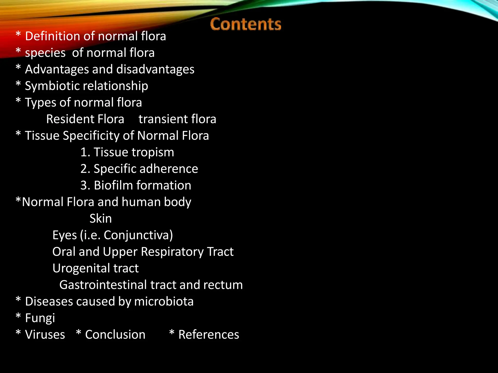 NORMAL HUMAN MICROBIOTA AND TYPES OF MICROBIOTA | PPTX
