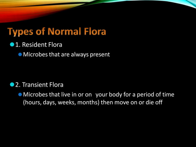 NORMAL HUMAN MICROBIOTA AND TYPES OF MICROBIOTA | PPTX