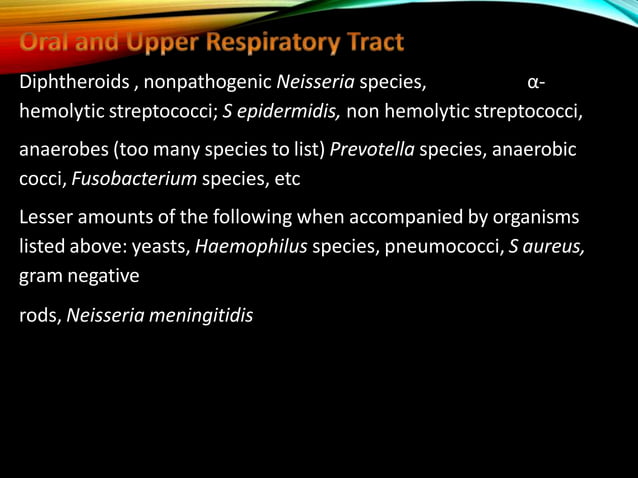 NORMAL HUMAN MICROBIOTA AND TYPES OF MICROBIOTA | PPTX
