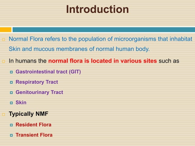 Normal MicroFlora | PPTX | Infectious Diseases | Diseases and Conditions