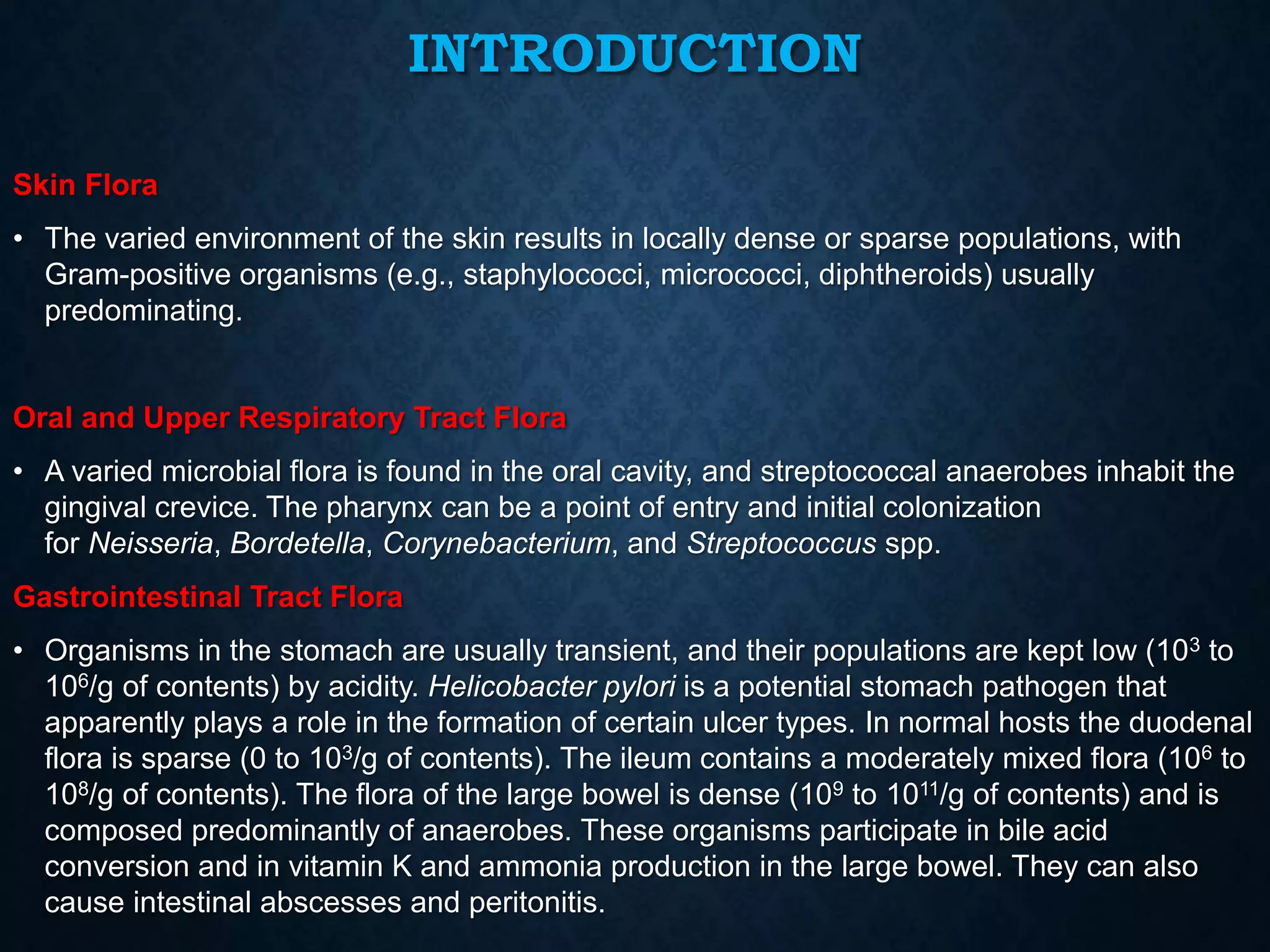 Normal microflora ppt | PPTX