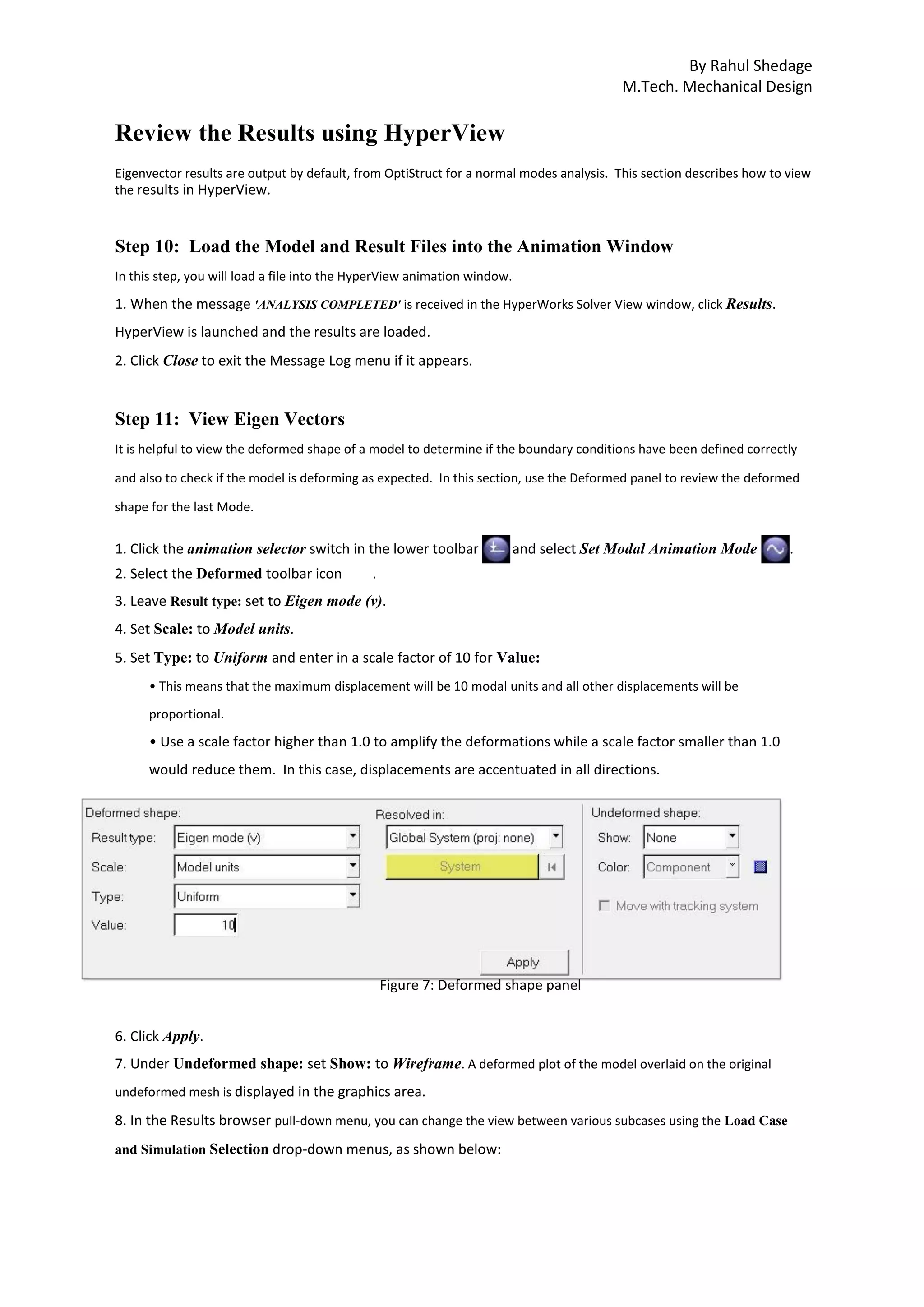 Normal Modal Analysis in Hypermesh | PDF
