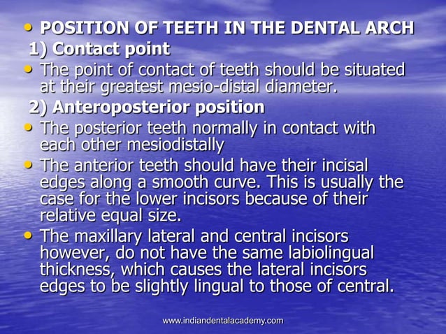 Normal occlusion 1 | PPT