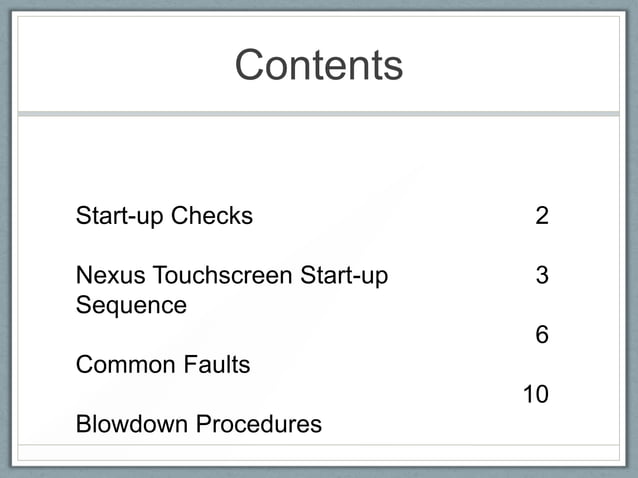 Normal Operating Procedures | PPT