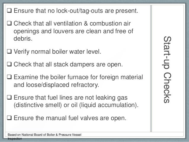 Normal Operating Procedures