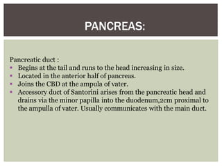 Normal pancreatic anatomy and anatomical variations | PPT