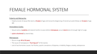 Normal physiology of female reproductive system | PPTX